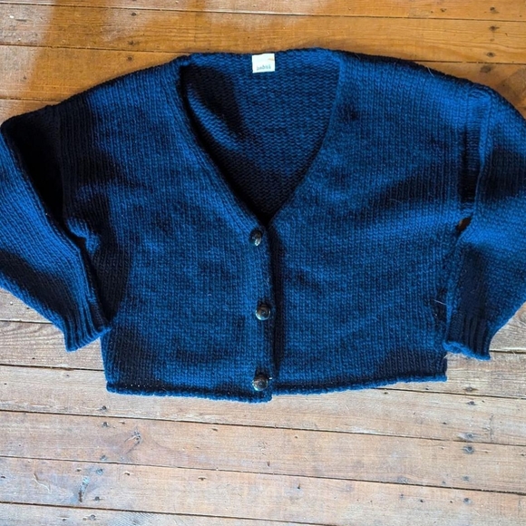 Babaa | Sweaters | Babaa Navy Blue Cardigan | Poshmark